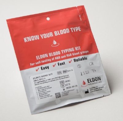 Eldon Card – Blood Typing Kit – Baby Birth and Beyond
