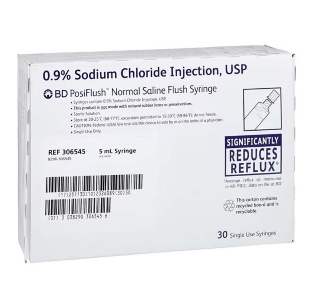 Saline Syringe Flush 5cc – Baby Birth and Beyond